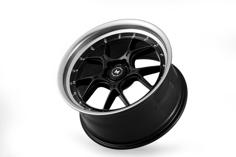 MFL1 Matt Black Machined Lip – MFLOW RACING WHEELS